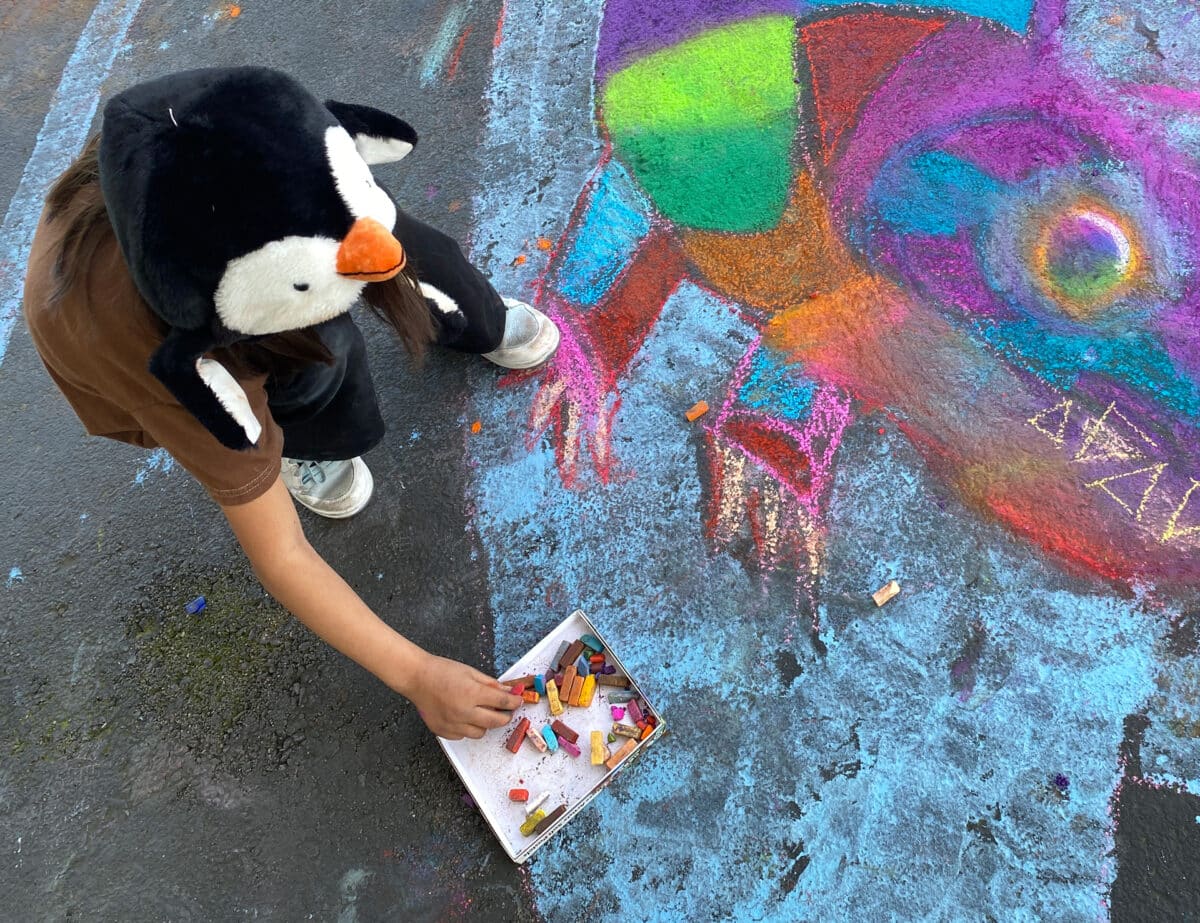Chalk Drawing on the Playgrounds – Spring 23 – Drawing on Earth: Chalk ...